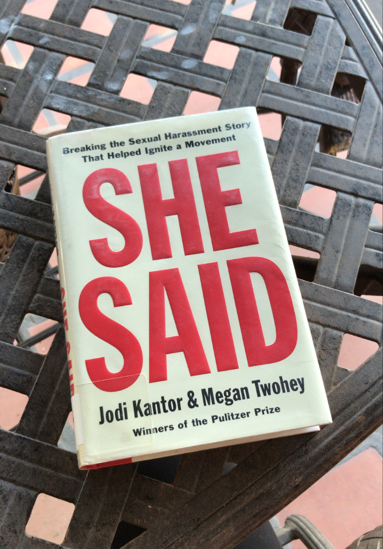 Book Review #20: She Said by Jodi Kantor & Megan Twohey (2019 ...